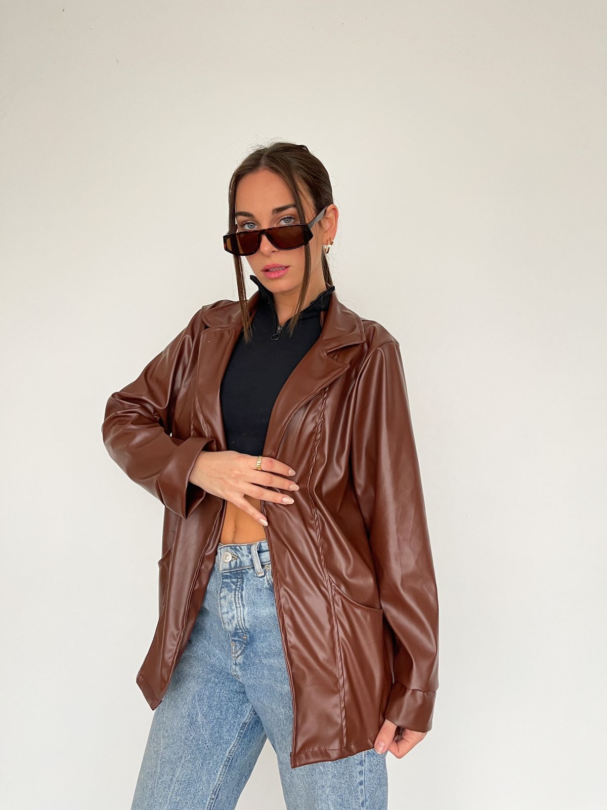 Blazer Engomado | Distrito Moda