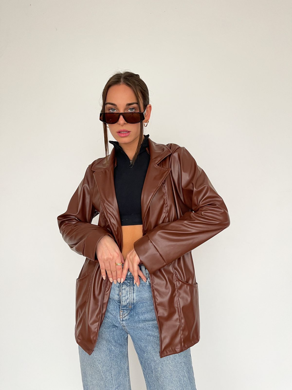 Blazer Engomado | Distrito Moda