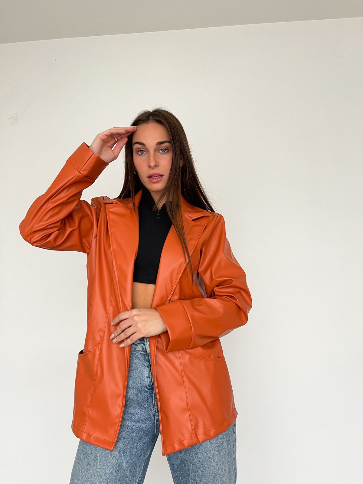 Blazer Engomado | Distrito Moda