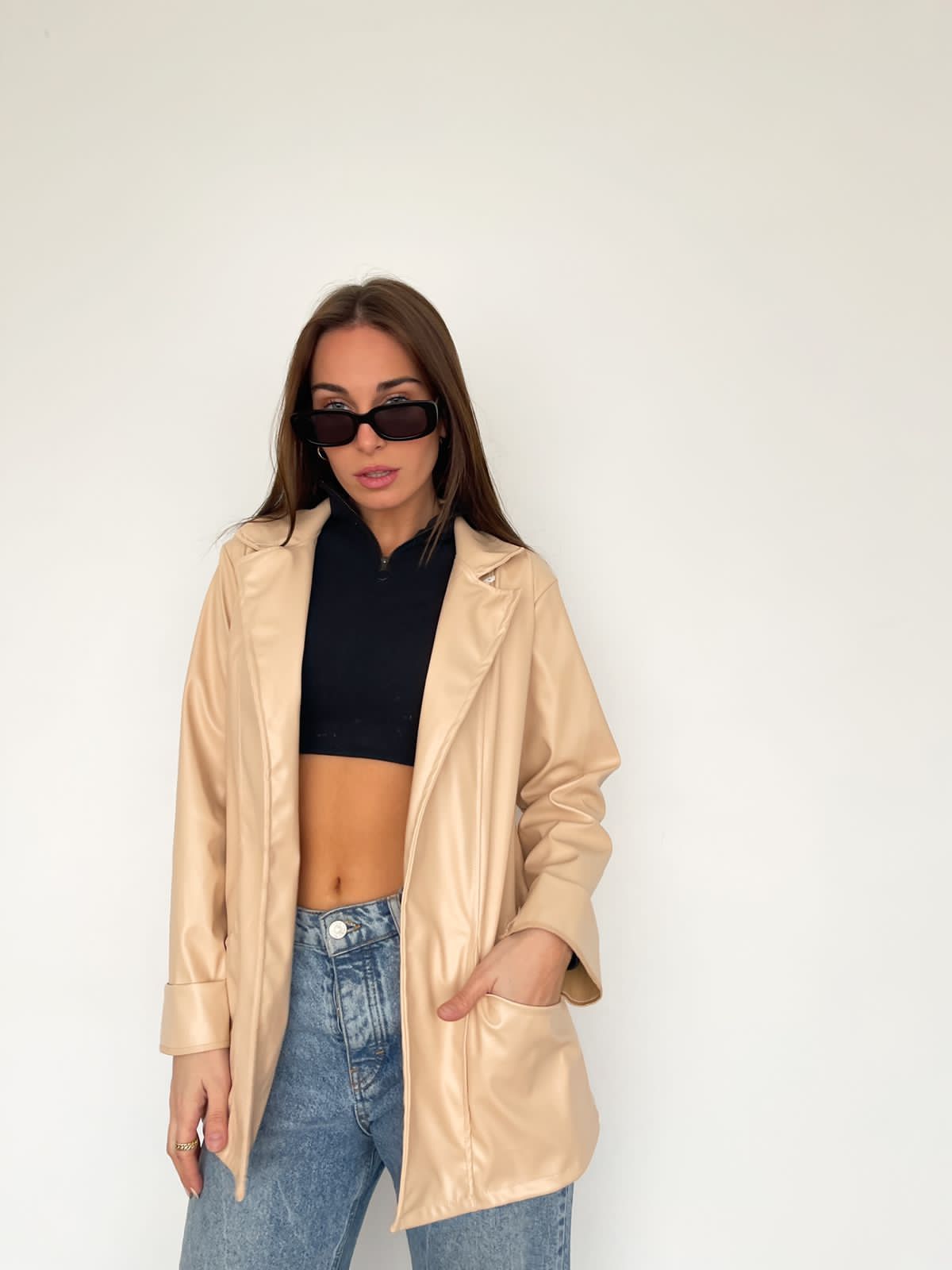 Blazer Engomado | Distrito Moda