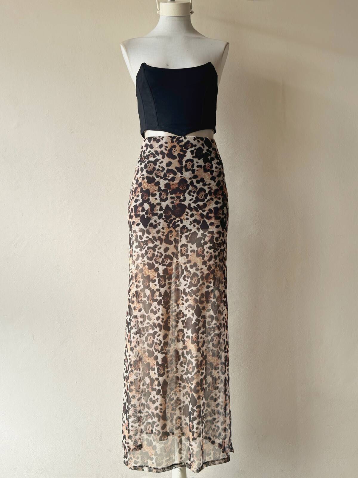 POLLERA LARGA TUL PRINT | Distrito Moda
