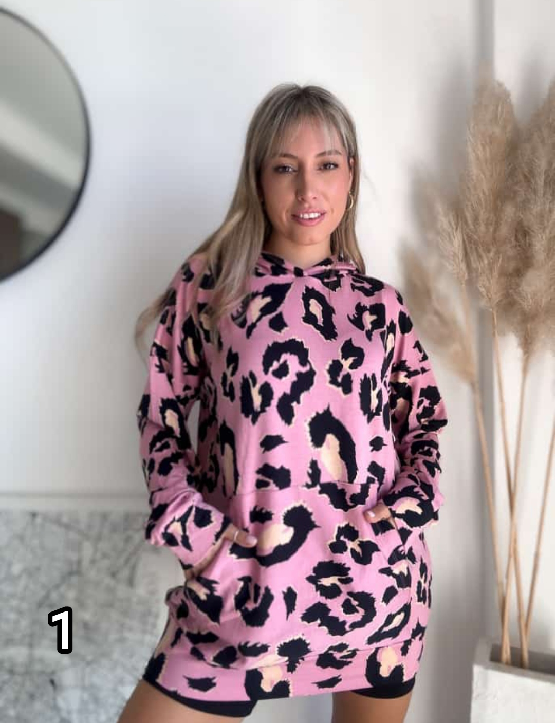 Maxi canguro OVERZISE estampado | Distrito Moda