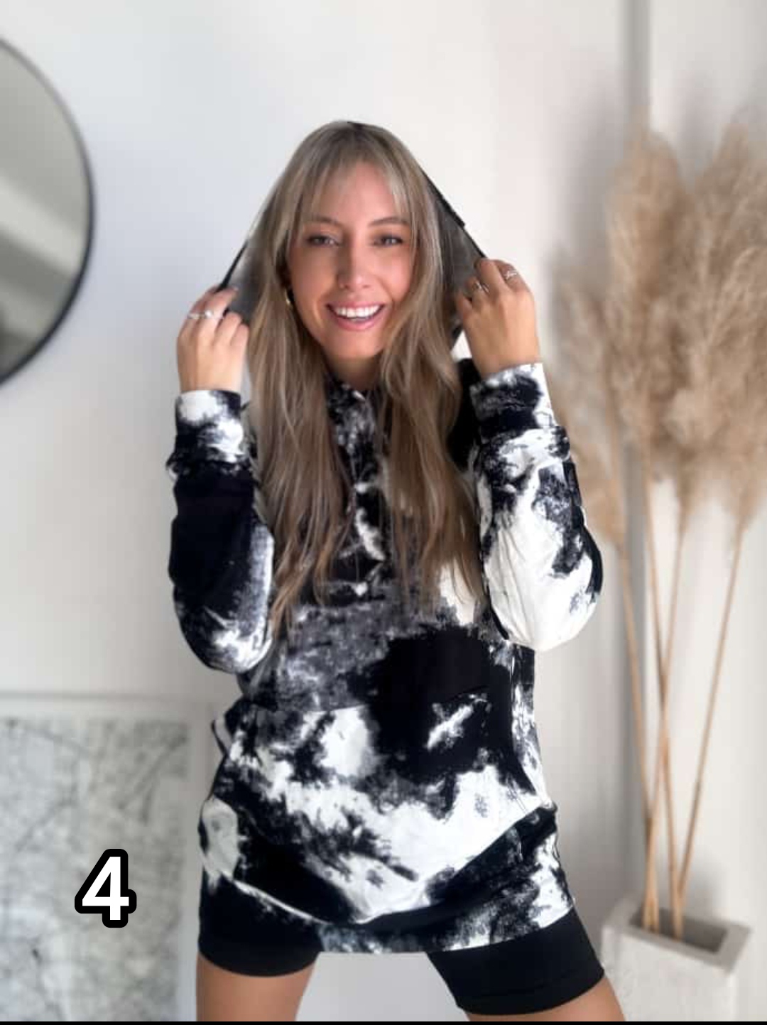Maxi canguro OVERZISE estampado | Distrito Moda