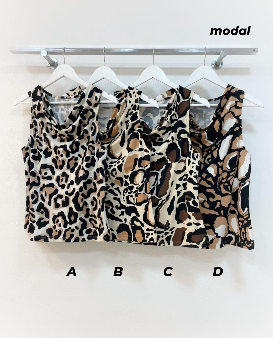 Musculosa buche animal print | Distrito Moda