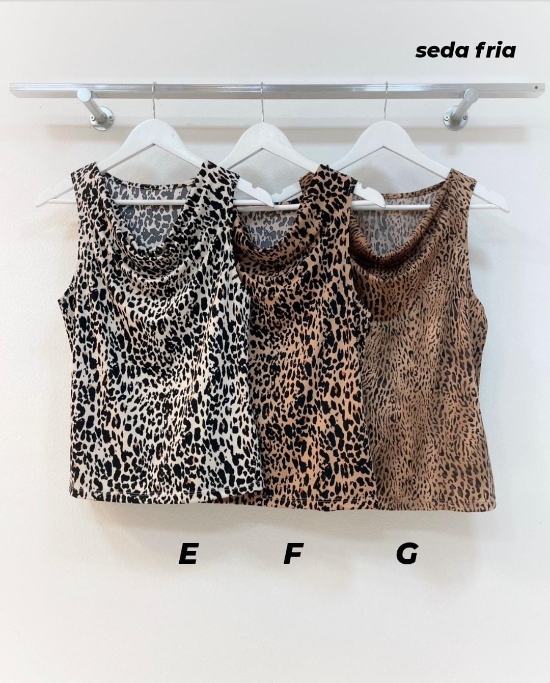 Musculosa buche animal print | Distrito Moda