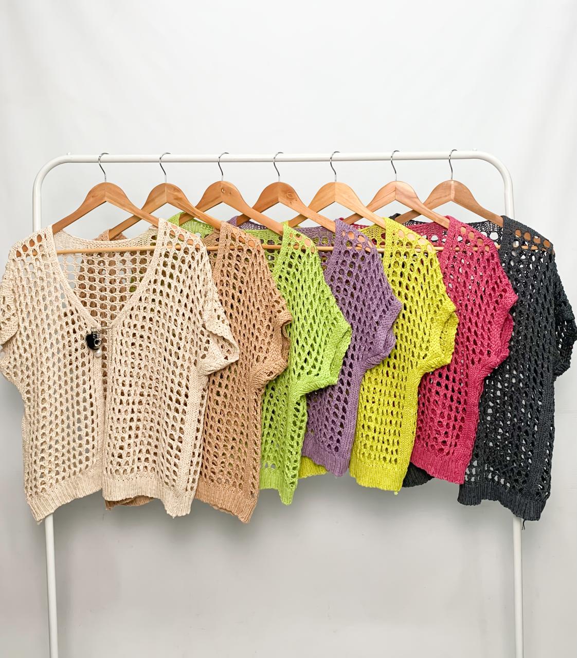 Saco calado de algodón | Distrito Moda